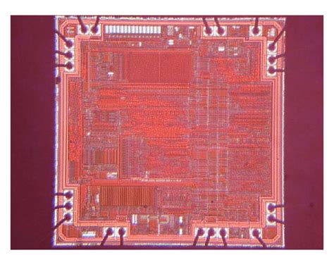 Image Of The Pic16f628a Microcontroller Die Download Scientific Diagram