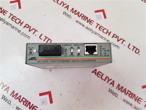 ALLIED TELESYN AT-MC102XL FAST ETHERNET MEDIA CONVERTER - Aeliya Marine