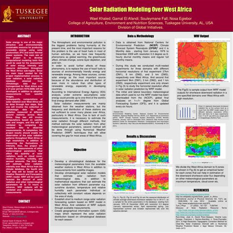 Pdf Solar Radiation Modeling Over West Africa
