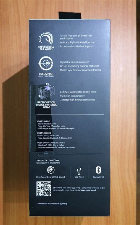 Razer Basilisk V Pro Computers Tech Parts Accessories Mouse Mousepads On Carousell