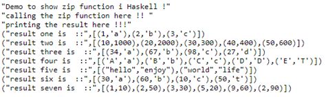 Haskell Zip Learn How Does Zip Function Works In Haskell