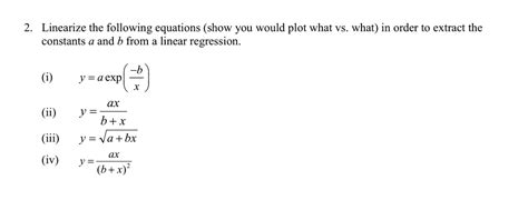 video solution linearize the following equations show how you would