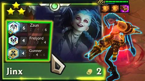Jinx 3 Star Carry Zaun 6 Zaun Tft Set 9 Ranked Youtube