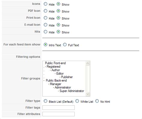 Help15 Screen Content 15 Joomla Documentation
