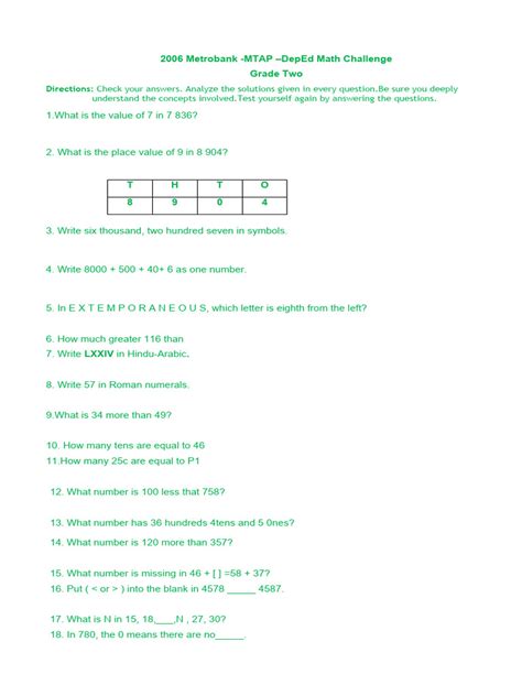 2006 Mtap Division Elimination Q A Pdf Mathematics Encodings