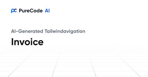 Build Great Tailwindavigation Invoice Components Faster Using Ai Tools