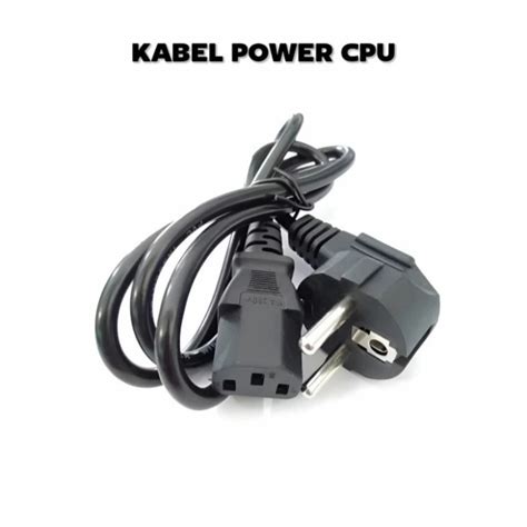Jual Kabel Power Komputer CPU High Quality Cable PC Monitor Power Supply Shopee Indonesia