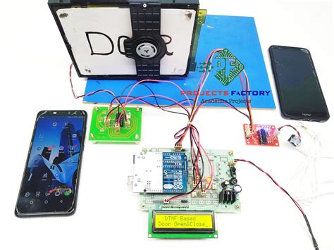 Dtmf Based Door Open And Close Electrical And Electronics Projects Academic Projects
