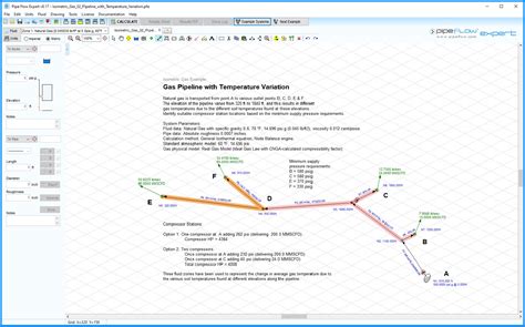 Isometric Gas 02 Pipeline With Temperature Variation
