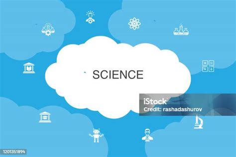 과학 인포그래픽 클라우드 디자인 템플릿 발명 물리학 실험실 대학 간단한 아이콘 10에 대한 스톡 벡터 아트 및 기타 이미지