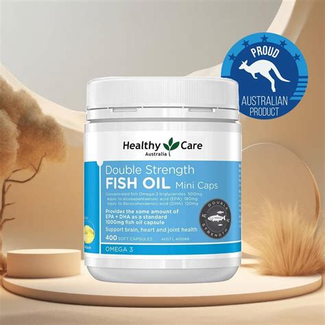 Healthy Care Double Strength Fish Oil 400 Caps