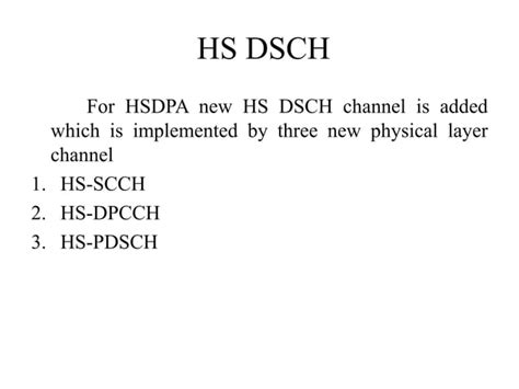 High Speed Downlink Packet Access Ppt