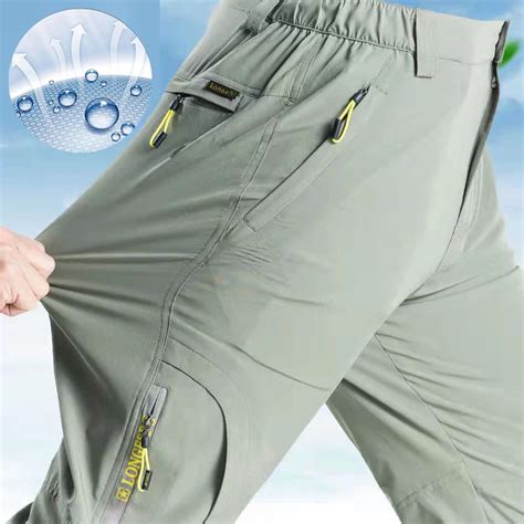 Sfabl 5xl Summer Quick Dry Hiking Pants Men Stretch Waterproof Tactical