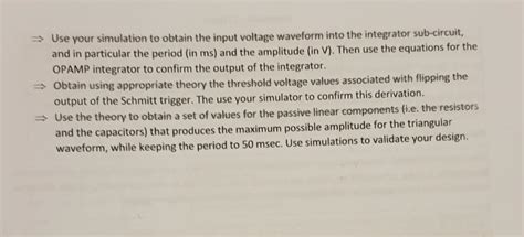 Solved Connect The Triangular Waveform Generator As Shown In