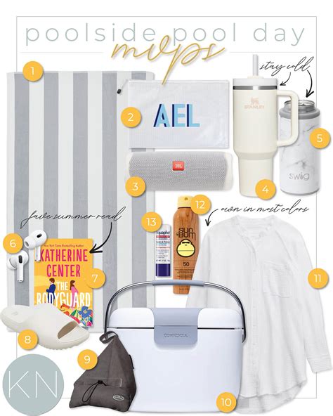 13 Pool Essentials For A Perfect Day Poolside Kelley Nan