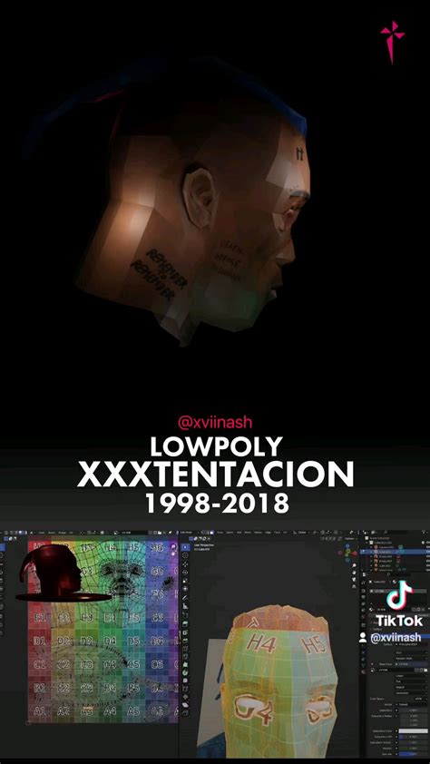 Trying To Make A Lowpoly X Doesnt Look Like Him Unfortunately Rxxxtentacion