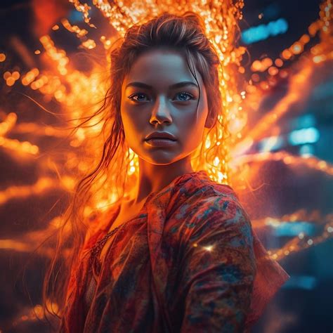 Premium Ai Image Boon Professional Photography Flame Details Flying