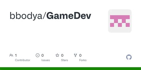 Github Bbodyagamedev