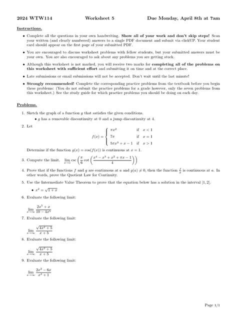 Worksheet 5 1 Pdf Function Mathematics Functions And Mappings