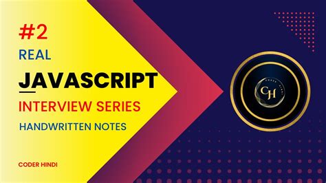 🔴 Js Interview 2 Javascript Interview Series In Hindi Javascript Interview In Hindi Youtube