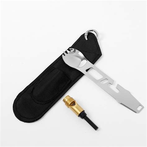 랫츠캠핑 멀티 숟가락포크 파이어스타터 휴대용스포크 홈플러스 택배배송