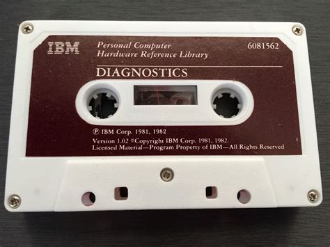 WinWorld IBM PC Diagnostics Cassette