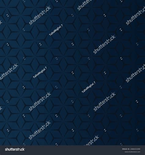 Cubic Pattern Hexagonal Pattern Background Stock Vector Royalty Free