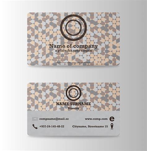 현대 명함 인쇄 템플릿 개인 벡터 Ai Eps Uidownload