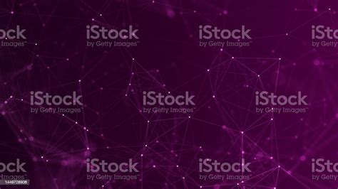 Abstract Futuristic With Connection Lines On Blue Background Plexus Structure Concept Of Science