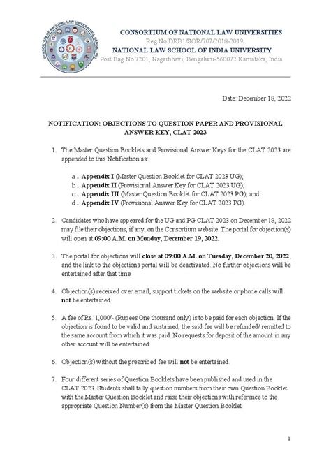 Clat 2023 Question Paper Download Pdf And Answer Key Aglasem Admission