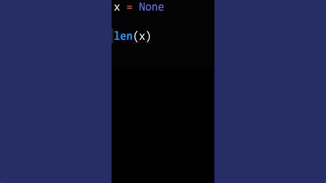 Typeerror Object Of Type Nonetype Has No Len Youtube