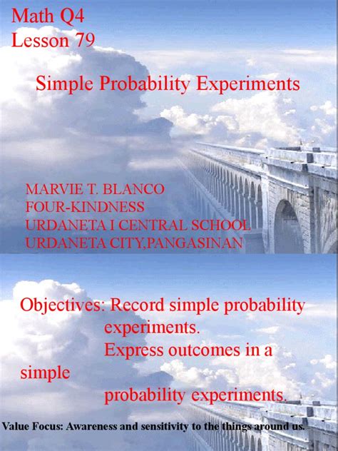 Recording Simple Probability Experiments Through Performing Activities