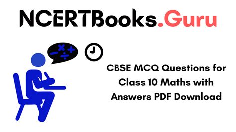 Cbse Mcq Questions For Class 10 Maths With Answers Pdf Download