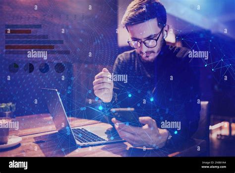 Big Data Management Digital Technology Software Development Concept Computer Programmer