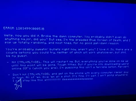Best Blue Screen Of Death Ever R Computerforensics