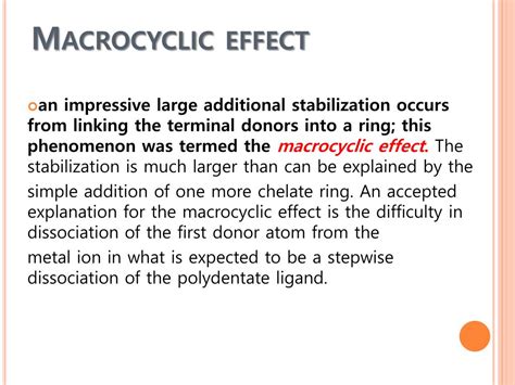 Ppt Chelate And Macrocyclic Effect Powerpoint Presentation Free
