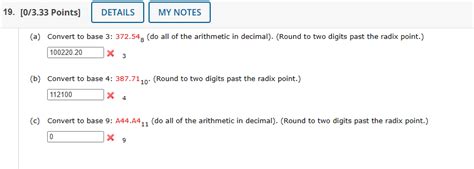 Solved A ﻿convert To Base 3 372548 Do All Of The