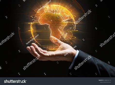 Business Globalization Future Technology Concept Close Stock Photo