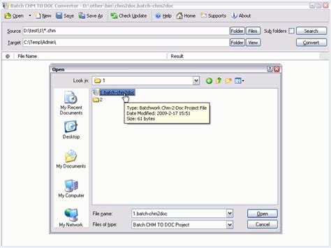Screen Shot Batch CHM To Word Converter Chm To Word Document Batch Converter Batchwork