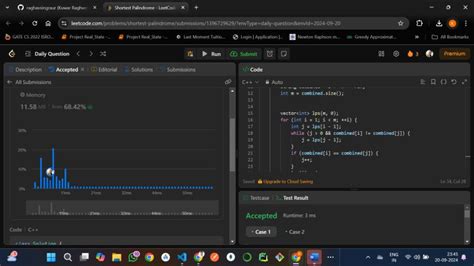 Kuwar Raghvendra Singh On Linkedin Potd Shortest Palindrome You Are