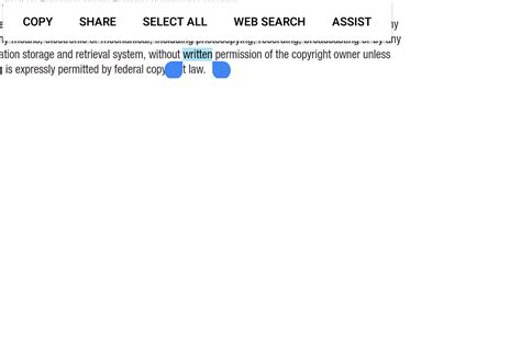 Javascript Disable Chrome For Android Text Selection Popup Stack Overflow