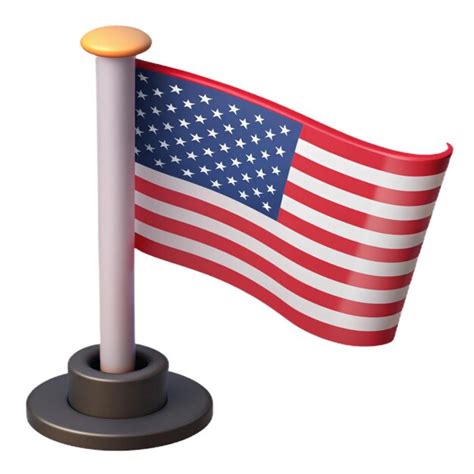 Premium Photo 3d American Flag Icon Cartoon Vector Illustration Usa