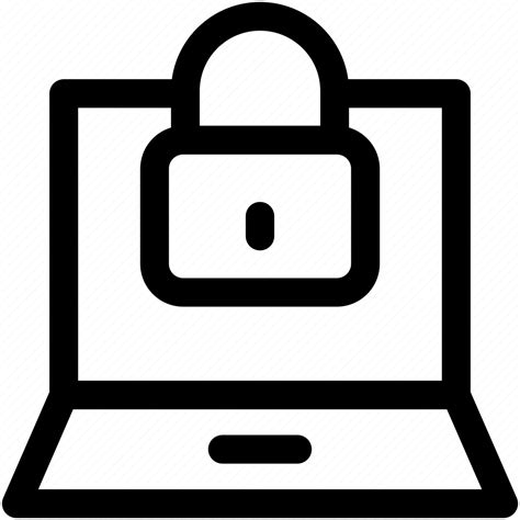 encryption laptop laptop access laptop security lock icon download on iconfinder