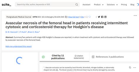 Avascular Necrosis Of The Femoral Head In Patients Receiving