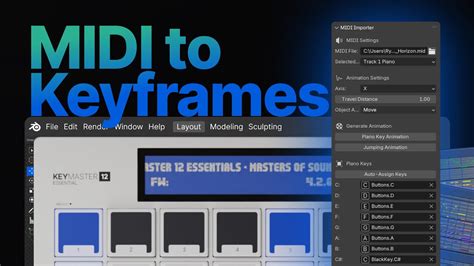 Midi Music Animation Plugin Released Scripts And Themes Blender Artists Community