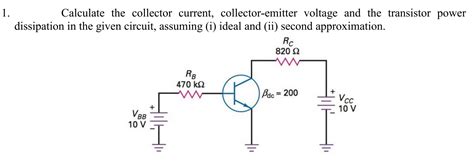 Solved Calculate The Collector Current Collector Emitter