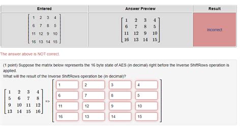 Solved The Answer Above Is Not Correct 1 Point Suppose