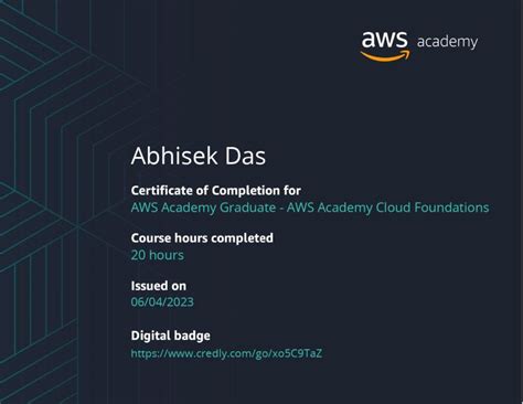 Abhisek Das On Linkedin Aws Awsacademy Eduskills Cloud Certification Cloudfoundations…