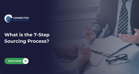 What Is The 7 Step Sourcing Process Connected Sourcing