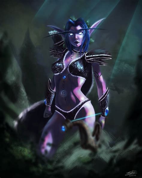 Night Elf Fanart By Kazaki360 On Deviantart